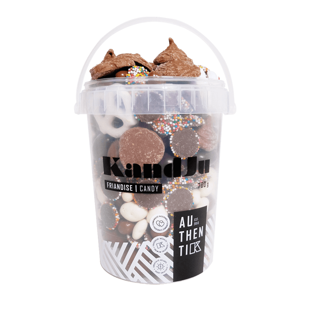 KandJu Candies I Create your Custom 700 g chocolate bucket
